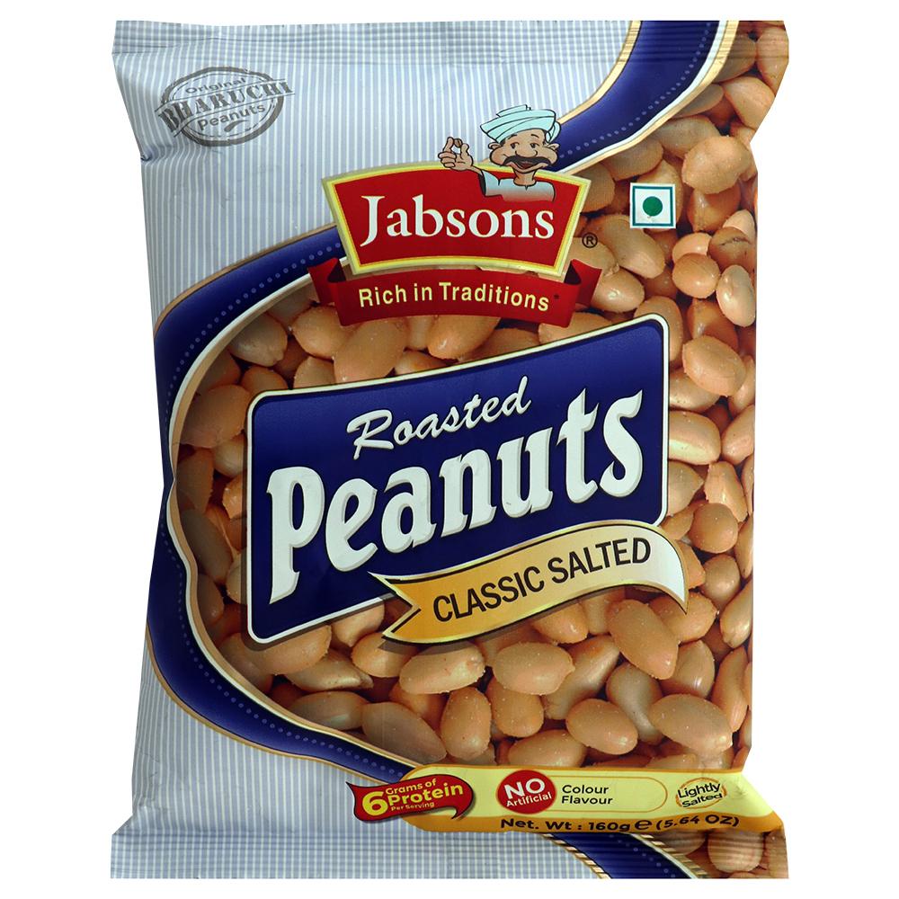 Jabsons Roasted Peanut Classic Salted 160gm - Red Rickshaw