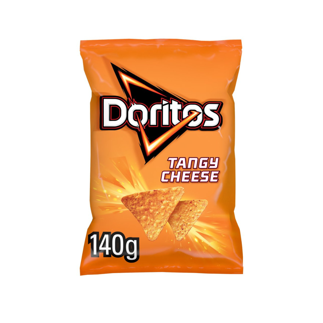 Doritos Tangy Cheese Tortilla Chips Sharing Bag Crisps 140g - Red Rickshaw