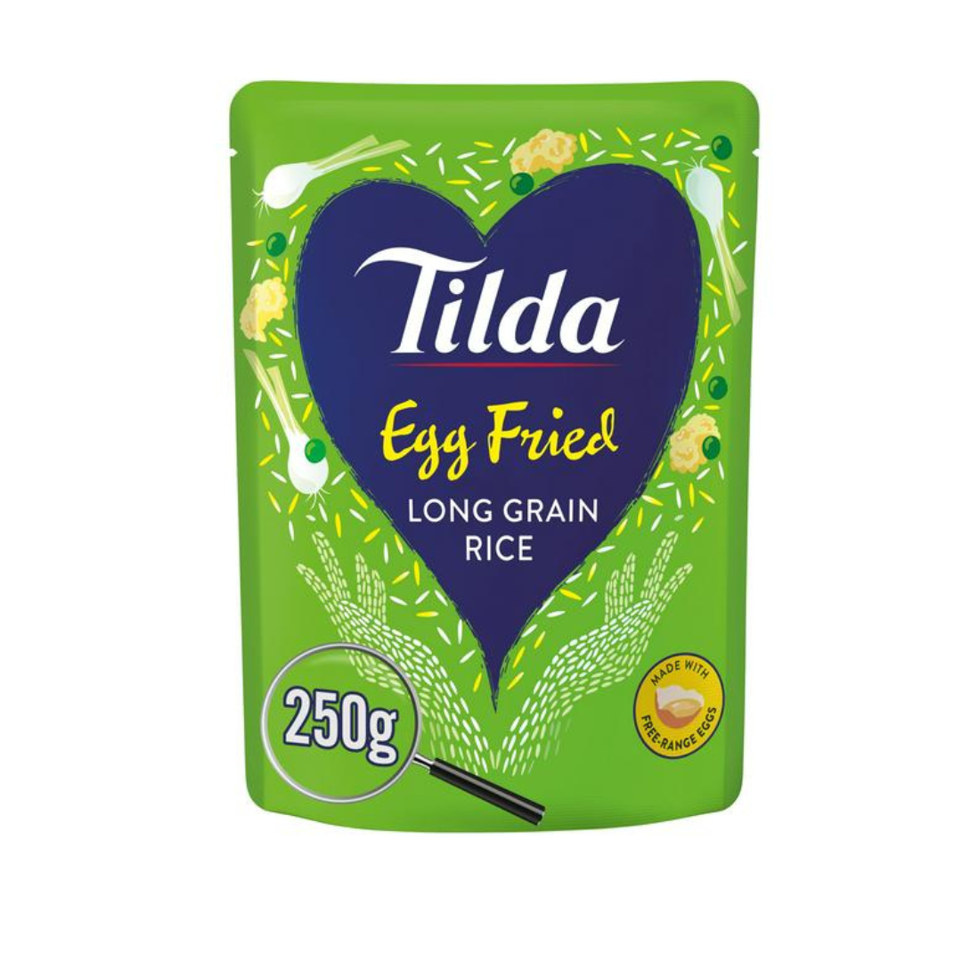 Tilda Microwave Egg Fried Rice 250g - Red Rickshaw