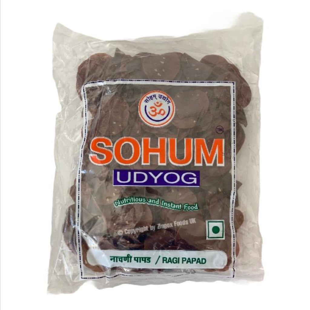 Sohum Mini Ragi Papad 200g - Red Rickshaw