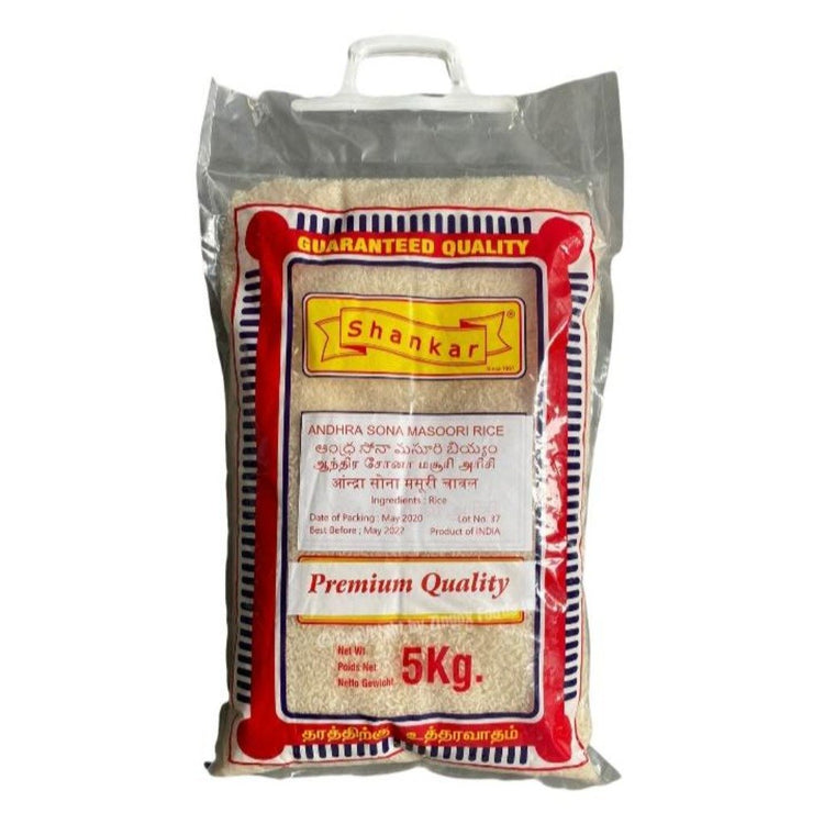 Shankar Andhra Sona Masoori Rice 5kg - Red Rickshaw