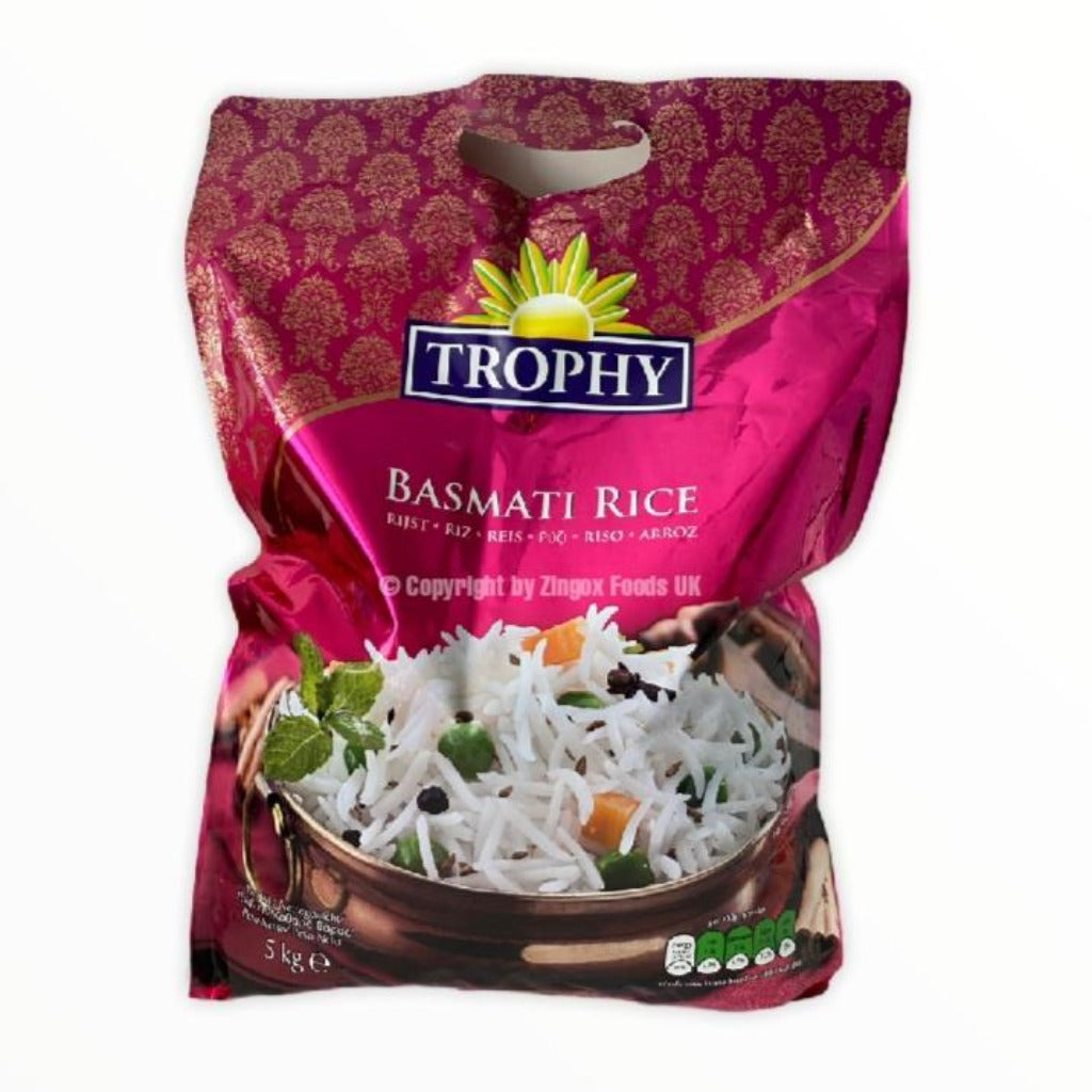 Trophy Basmati Rice 5kg - Red Rickshaw
