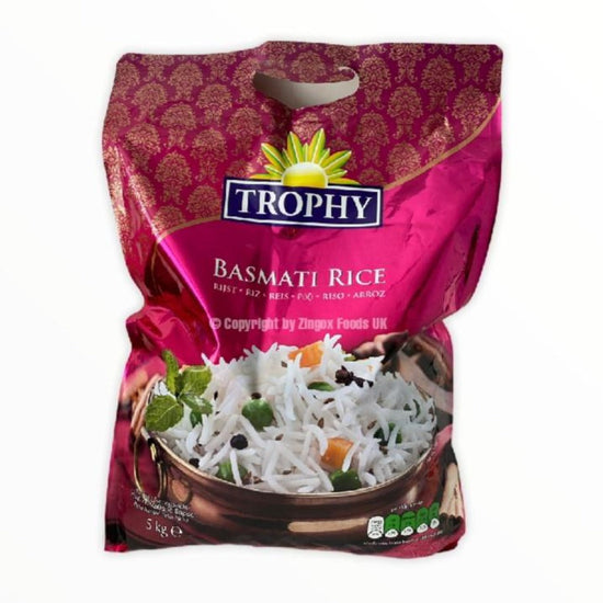 Trophy Basmati Rice 5kg - Red Rickshaw